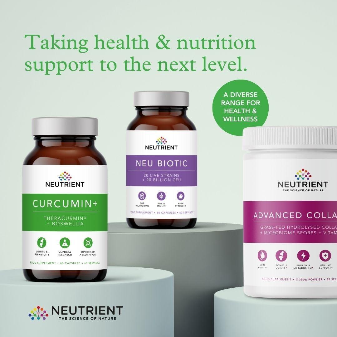 Neutrient Theracumin & Boswellia Curcumin Capsules - High Absorption ...