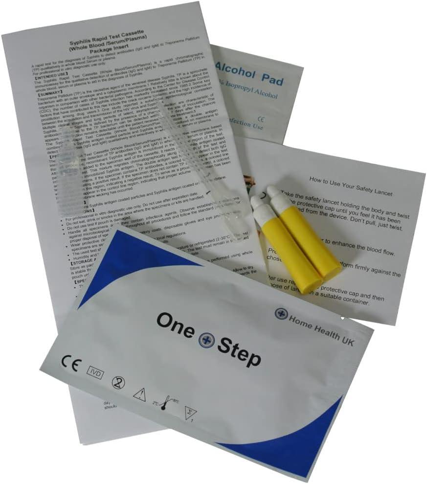 Syphilis Home Test Kit for Fast Male and Female STI Results - STD ...
