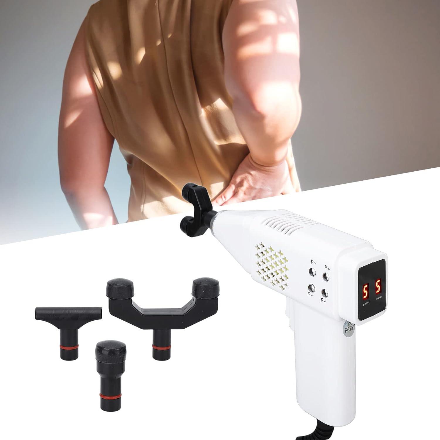 Electrical Spine Chiropractor Pistol - Adjustable Pain Relief Massage ...