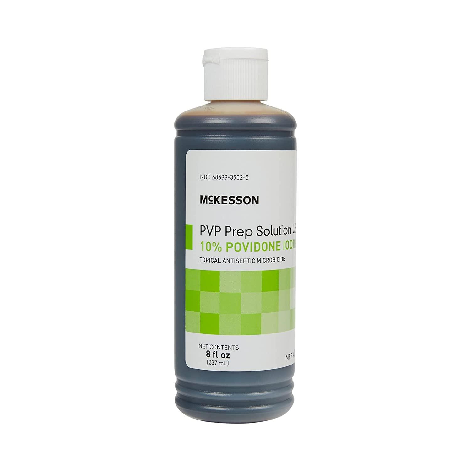McKesson PVP Prep Solution USP 10% Povidone-Iodine 8 oz - 1 Count | Buy ...