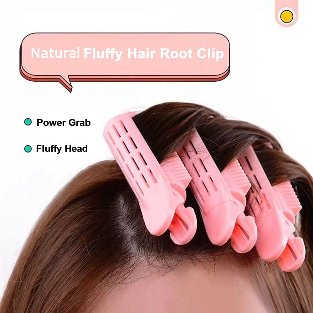 Natural Fluffy Hair Volumizing Clips - 12 PCS Instant Root Volume Clips ...