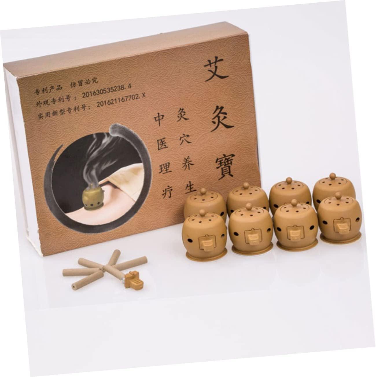 Buy 3 Set Moxa Box Acupuncture Moxibustion Rods - Moxa Stab Holder ...
