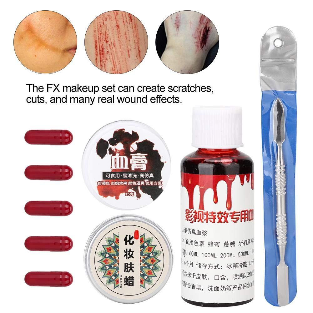 Fake Plasma & Makeup Wax Kit | Realistic Blood Cream & Wound Effects ...