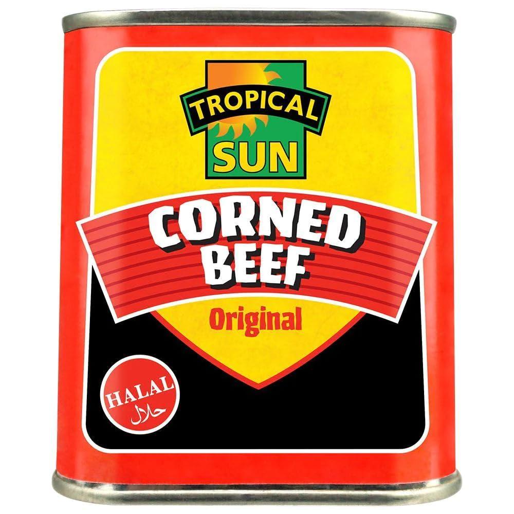 MASTropical Sun Corned Beef Halal 340g Box of 12-Fd | Buy Now with ...
