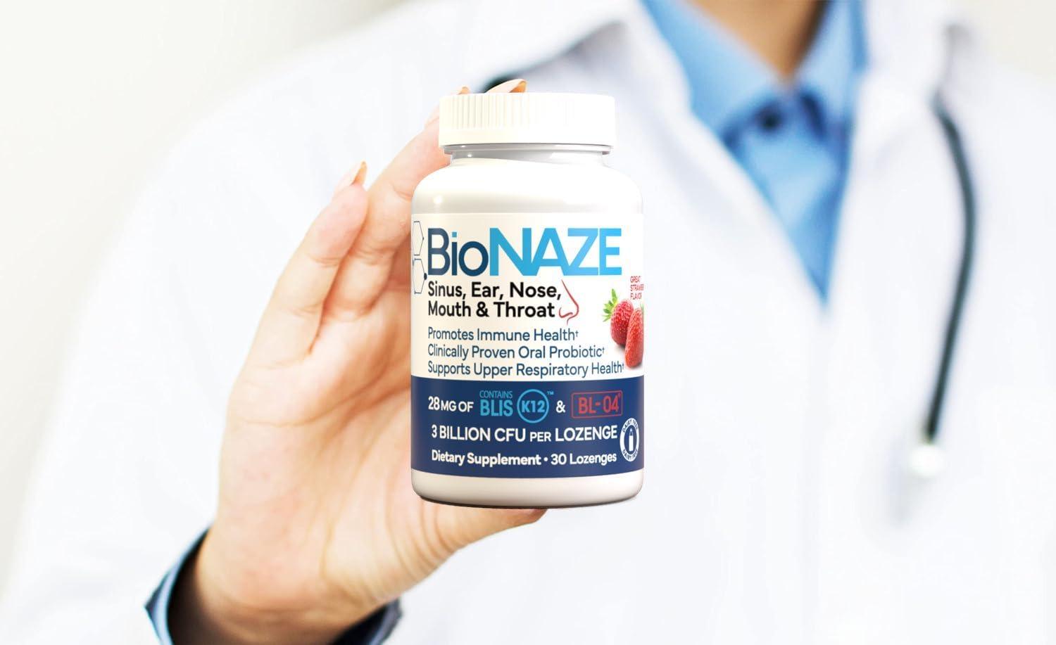 Bionaze Oral Probiotic for Sinus, Tonsil Stones, Bad Breath - 30 Count ...