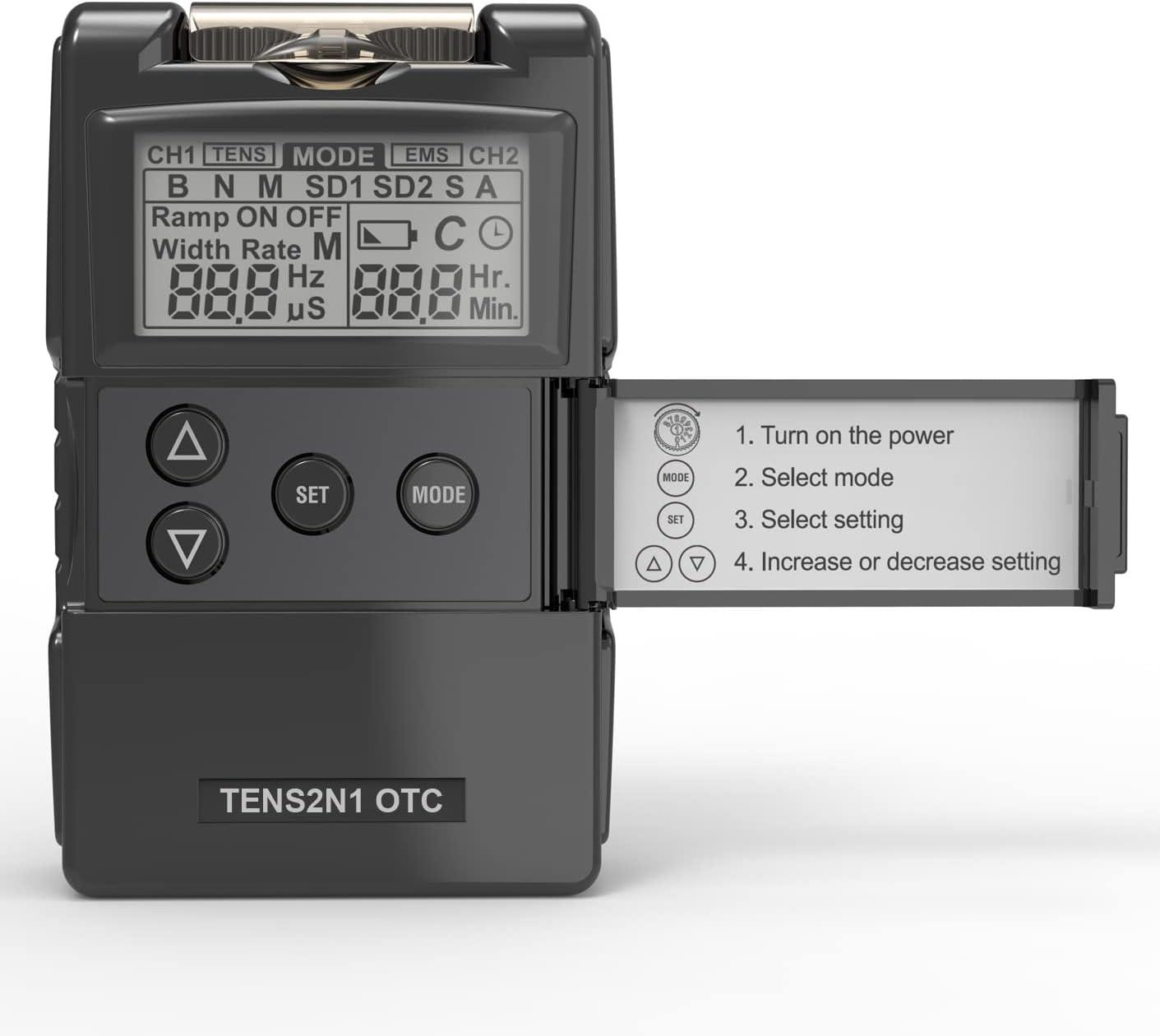 Therapist s Choice TENS Unit & EMS Muscle Stimulator | OTC Device with ...