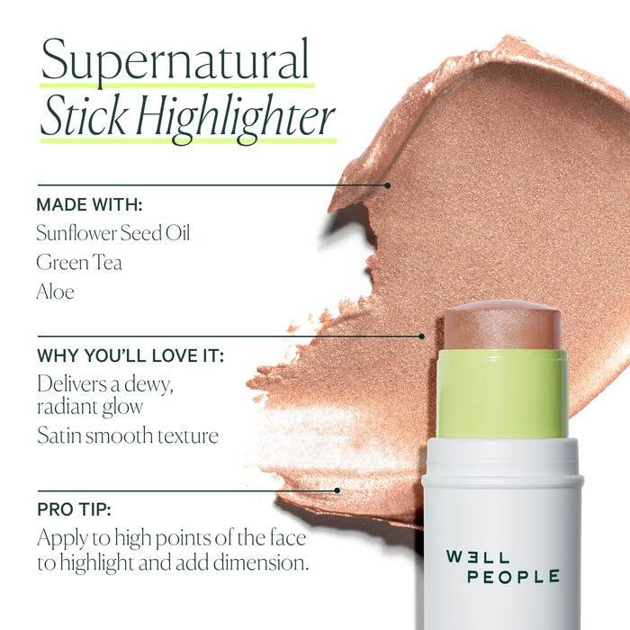 WELL PEOPLE Supernatural Stick Highlighter - Clean Non-Toxic Beauty ...