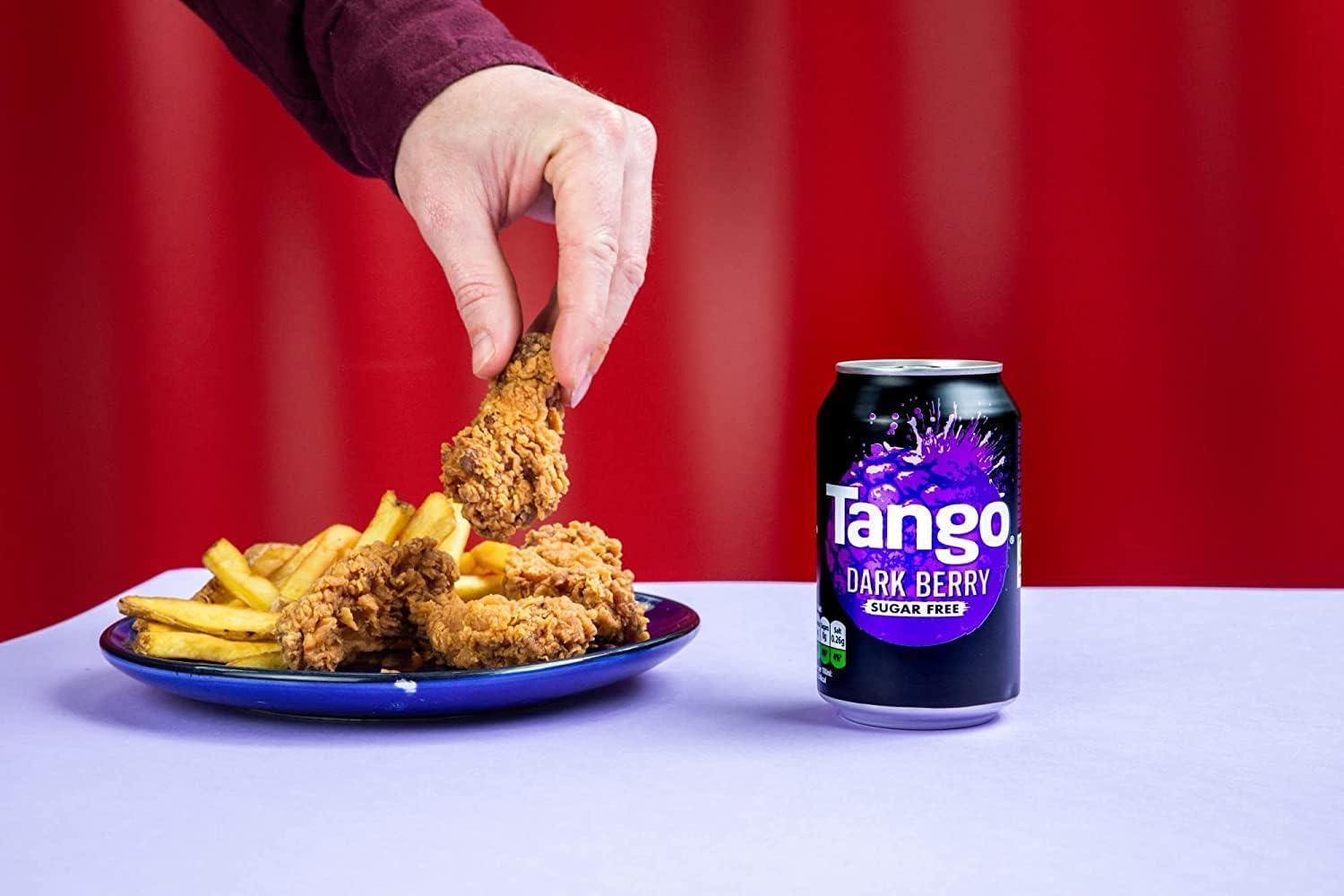 Tango Dark Berry Sugar Free 330ml (Pack of 8) Dark Berry 330ml (Pack of ...