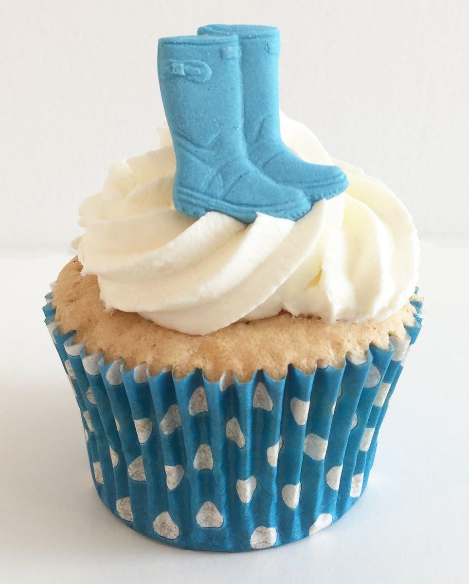 6 Fun & Vibrant Edible Sugar Wellies: Mixed Colours | Buy Now with ...