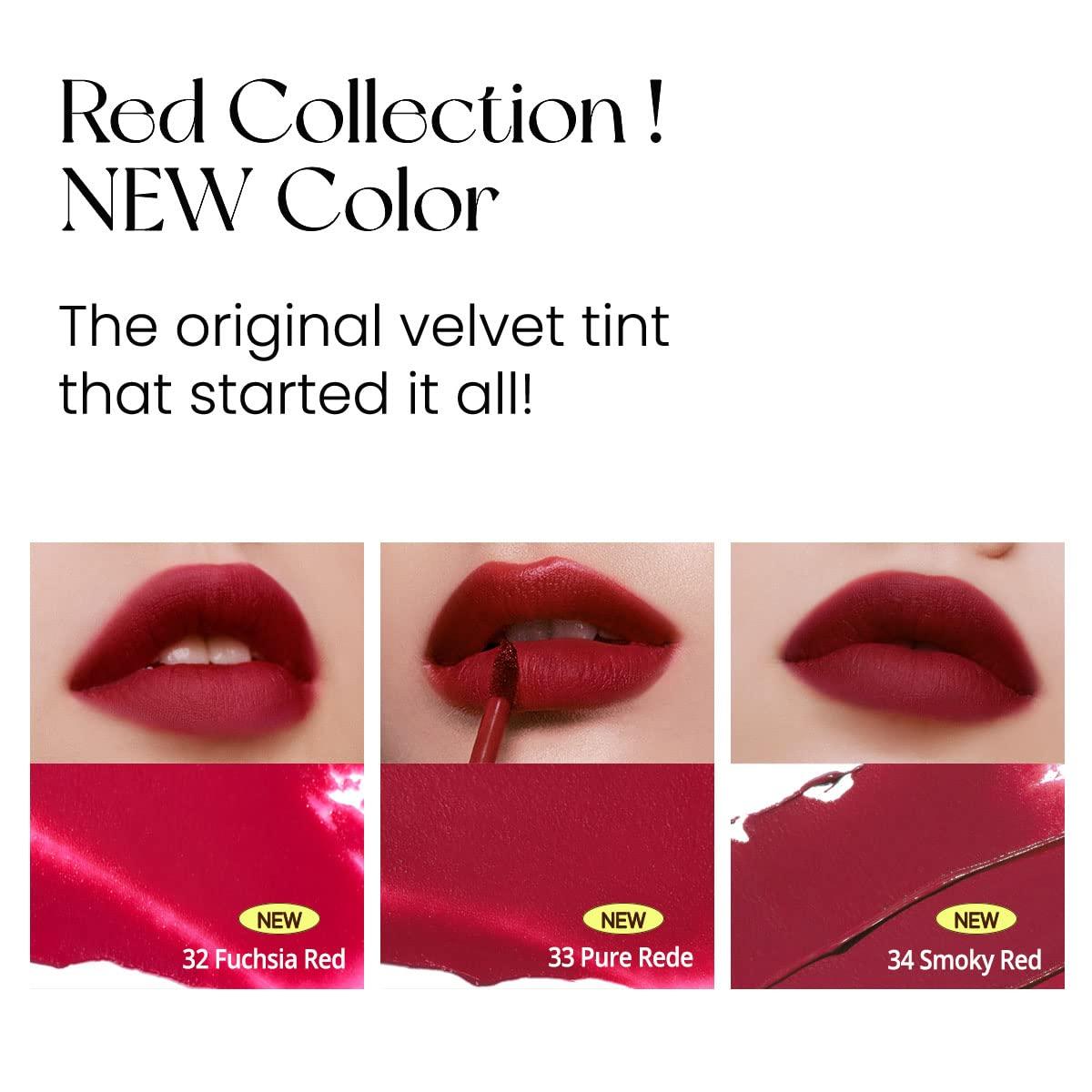 Peripera Ink the Velvet Lip Tint - Red Collection | High Pigment ...