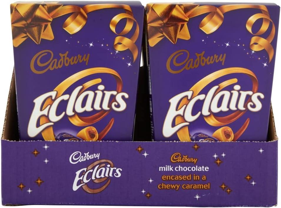 Cadbury Eclairs OFFICIAL Milk Chocolate-Centred Caramel Sweets in ...