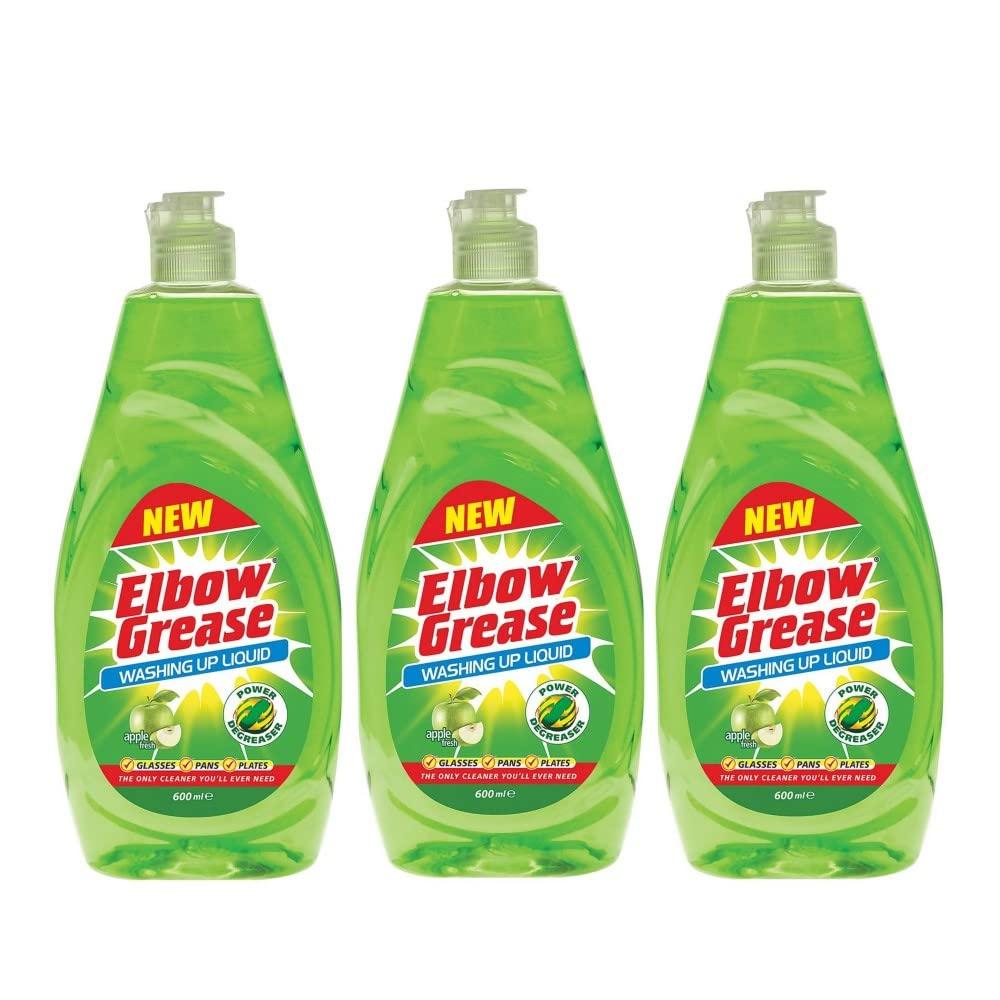 ELBOW GREASE WASH UP LIQUID - APPLE 600ml - PACK OF 3 | Buy Now with ...