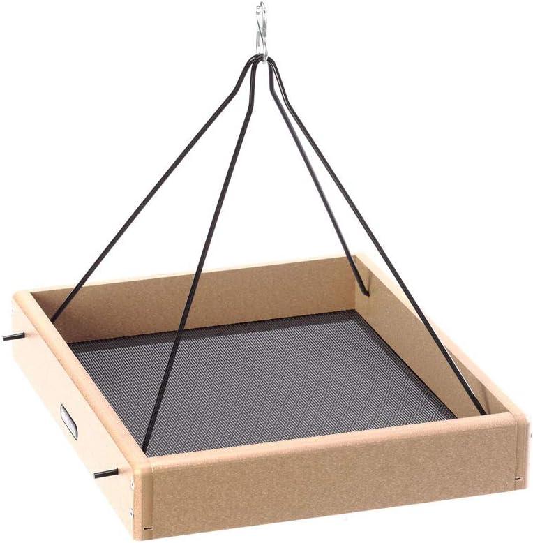 Birds Choice SNHPF250 Hanging Tray Feeder | Recycled & Large with Steel ...