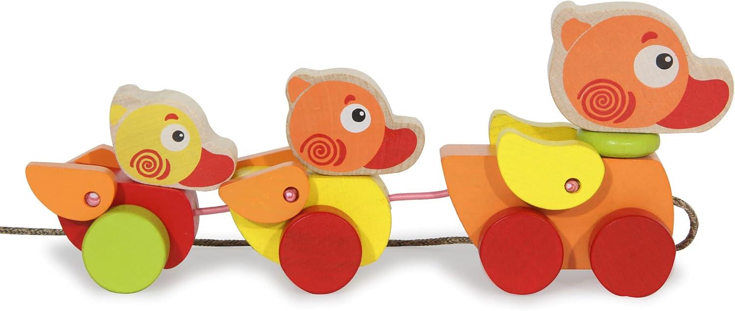 Buy Jamara Wooden Toy Kidiwood Sagging Duck Family - 3-Piece Set for 18 ...