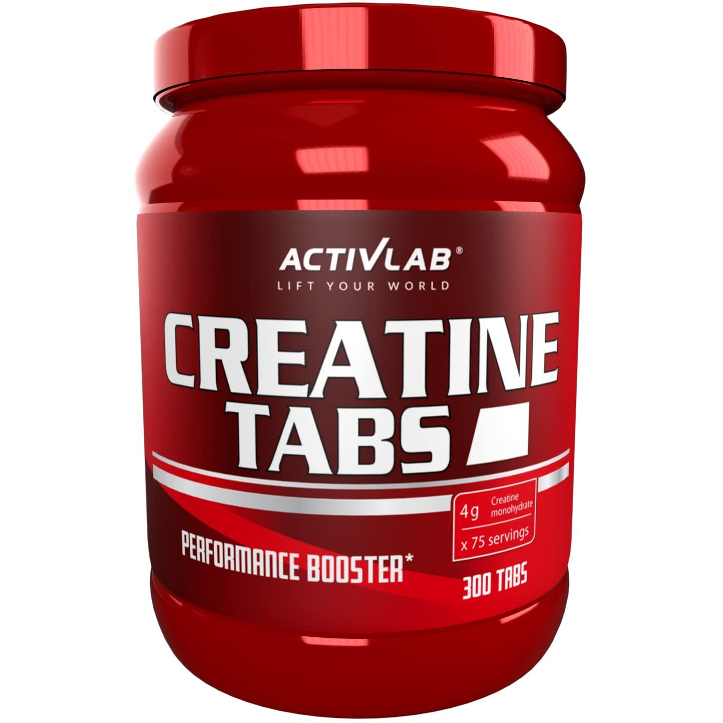 Activlab Creatine Tabs - 4000 mg Creatine Monohydrate 300 Tablets ...