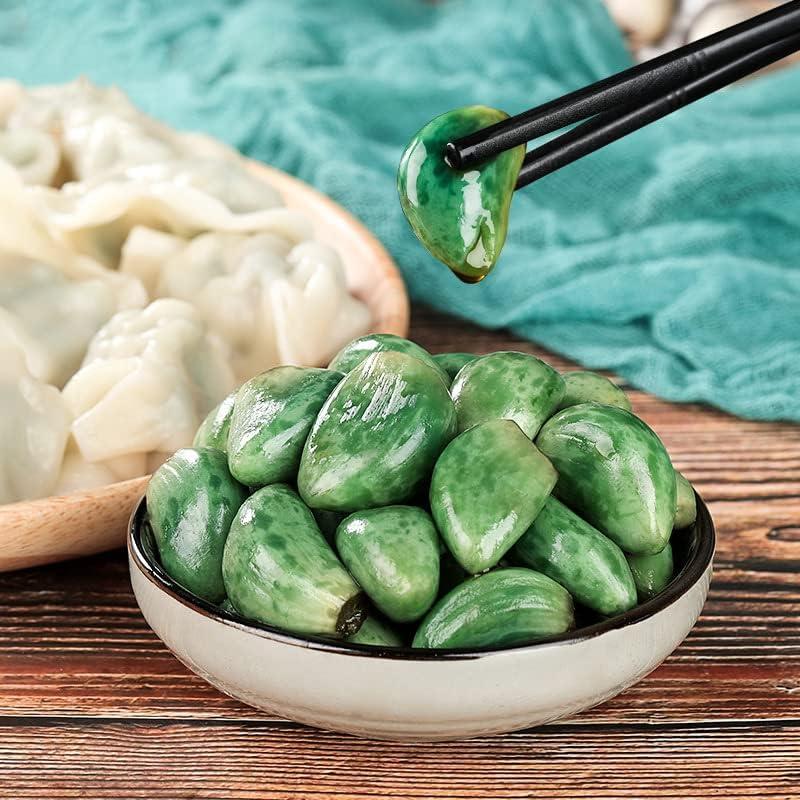 Laba garlic emerald green garlic pickled pickles sweet and sour garlic ...