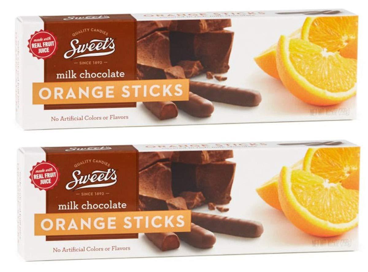 Sweet's Milk Chocolate Orange Sticks 2 Pack - 10.5 oz. Box | Delicious ...