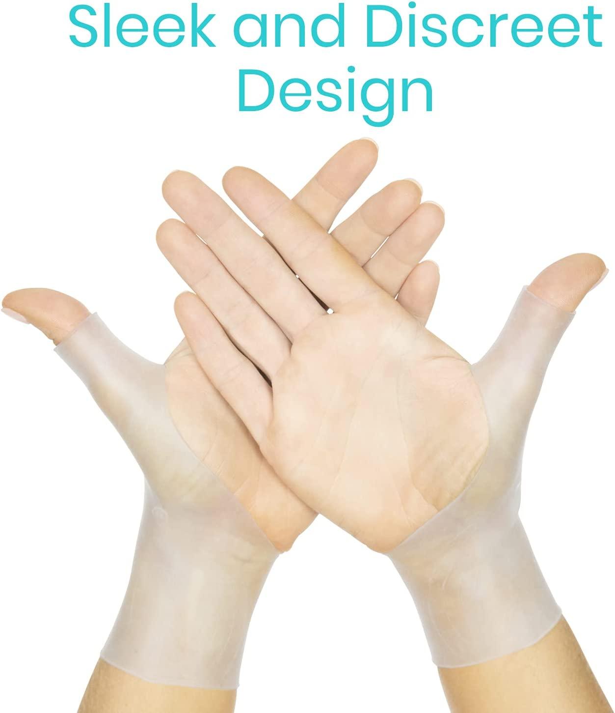 Vive Gel Thumb Wrist Support (Pair) - Waterproof Wrist Brace for ...