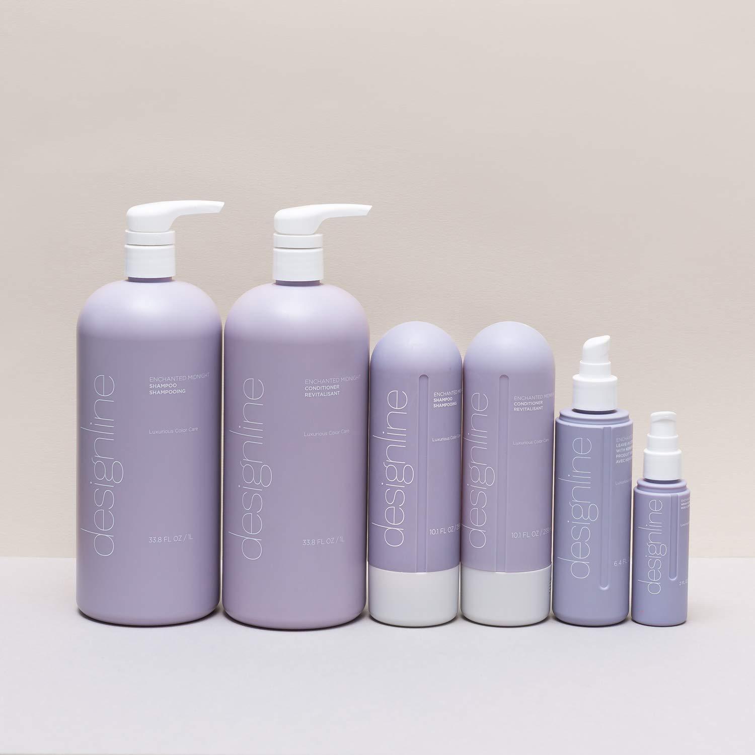 DESIGNLINE Enchanted Midnight Shampoo - Sulfate Free Color Safe Shampoo ...