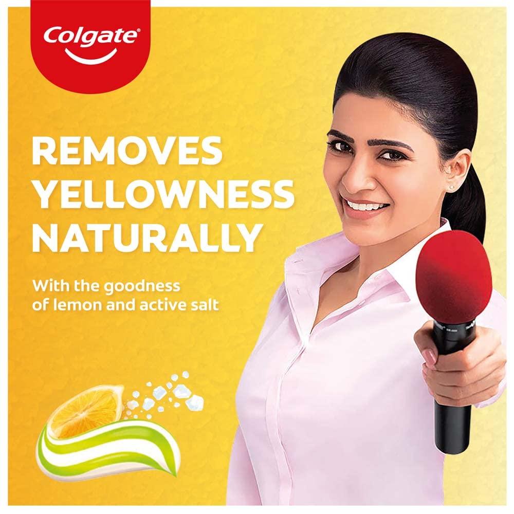 Colgate Active Lemon & Salt Healthy White Toothpaste 200g - Whitening ...