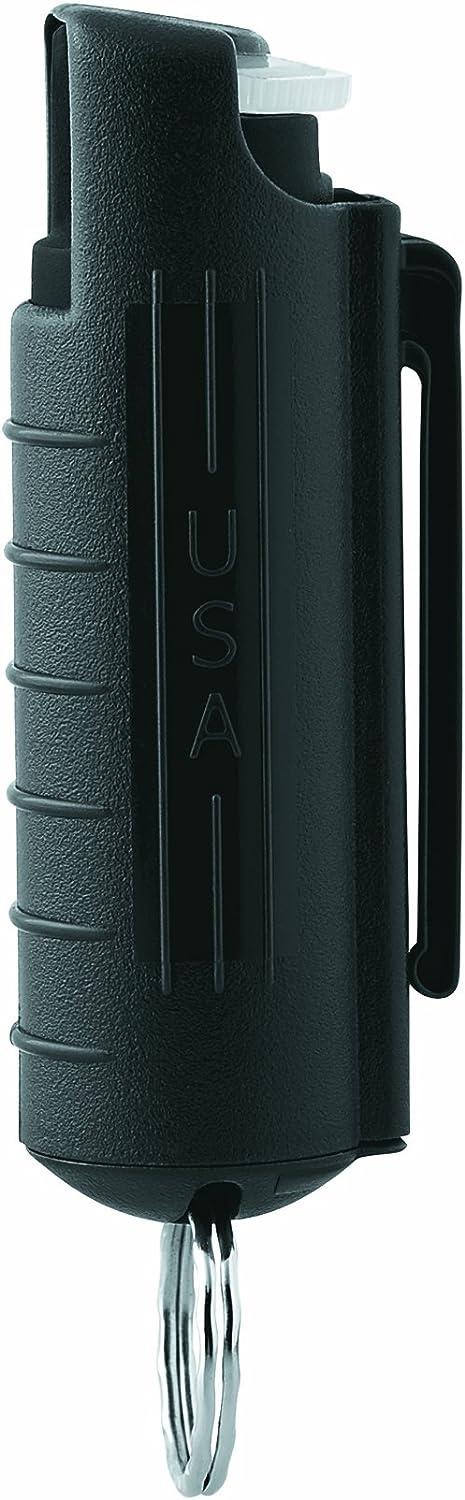 mace Brand Maximum Strength Pepper Spray with KeyGuard Hard Case (Black ...