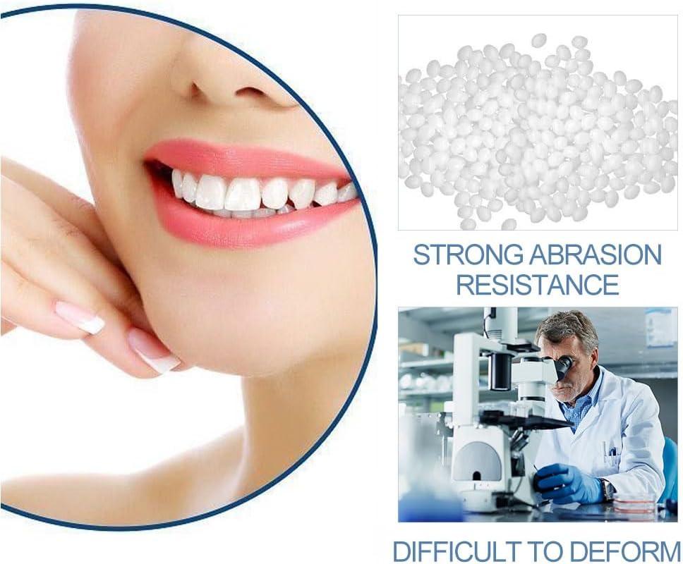 Premium Temporary Denture Set - DIY Heat Fit Beads for Quick Dental ...