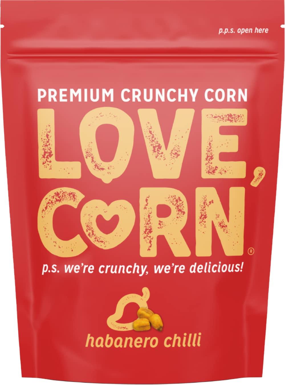 LOVE CORN ROASTED CORN SNACK - HABANERO CHILLI 45G - 10 PACK | Buy Now ...