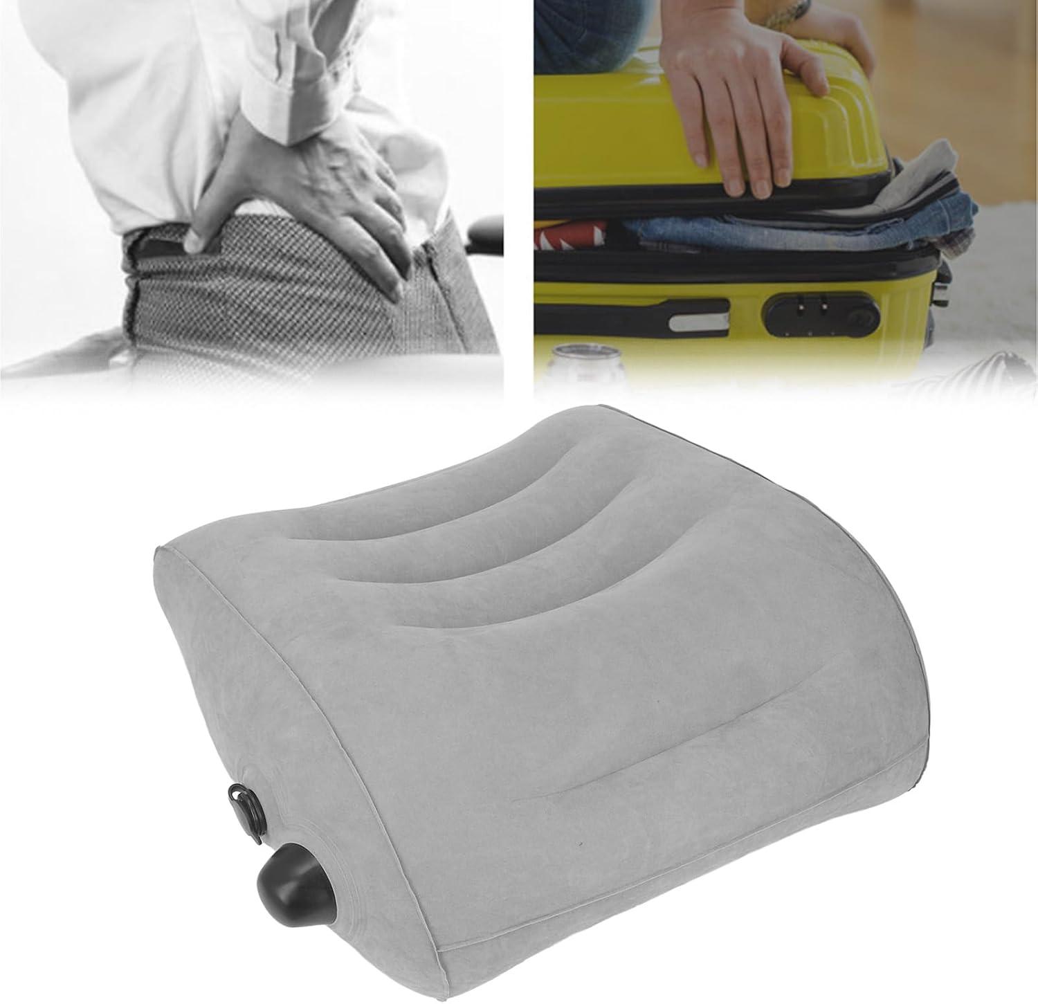 Inflatable Lumbar Spine Waist Pillow | Supportive PVC Lumbar Cushion ...