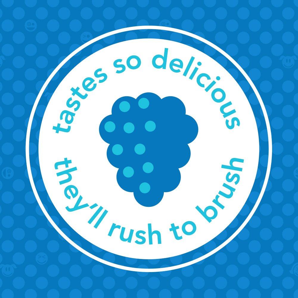 Hello Kids Fluoride Toothpaste - Blue Raspberry Flavor, 4.2 oz (119g ...