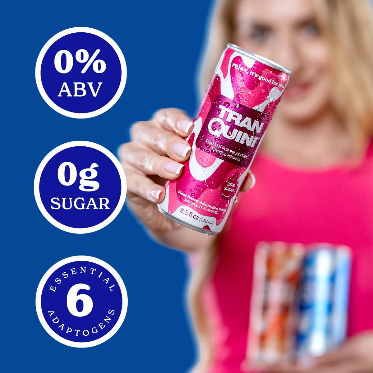 Buy Tranquini Adaptogen Drink - Calming Sparkling Water Gluten-Free ...