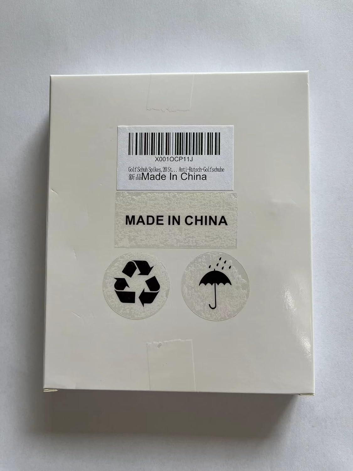 Buy Golf Shoe Spikes - 20 Universal Anti-Slip Spikes + Key for Easy ...