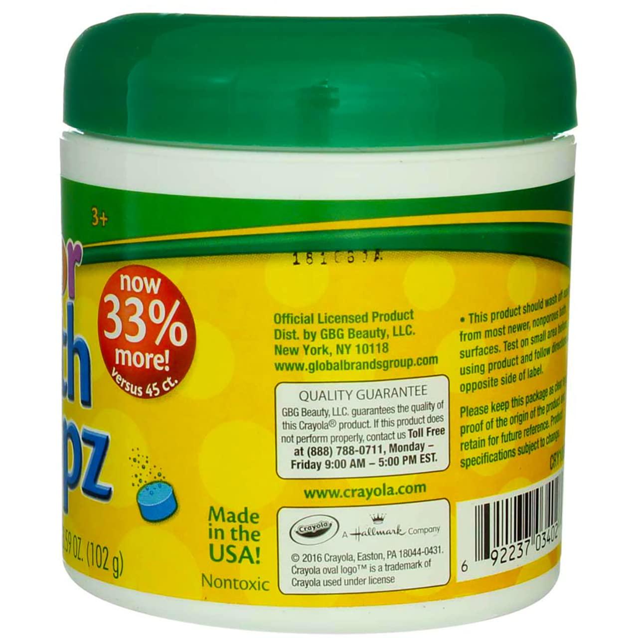 Crayola Bath Dropz 3.59 oz - 60 Tablets (2 Pack) | Buy Now with Express ...