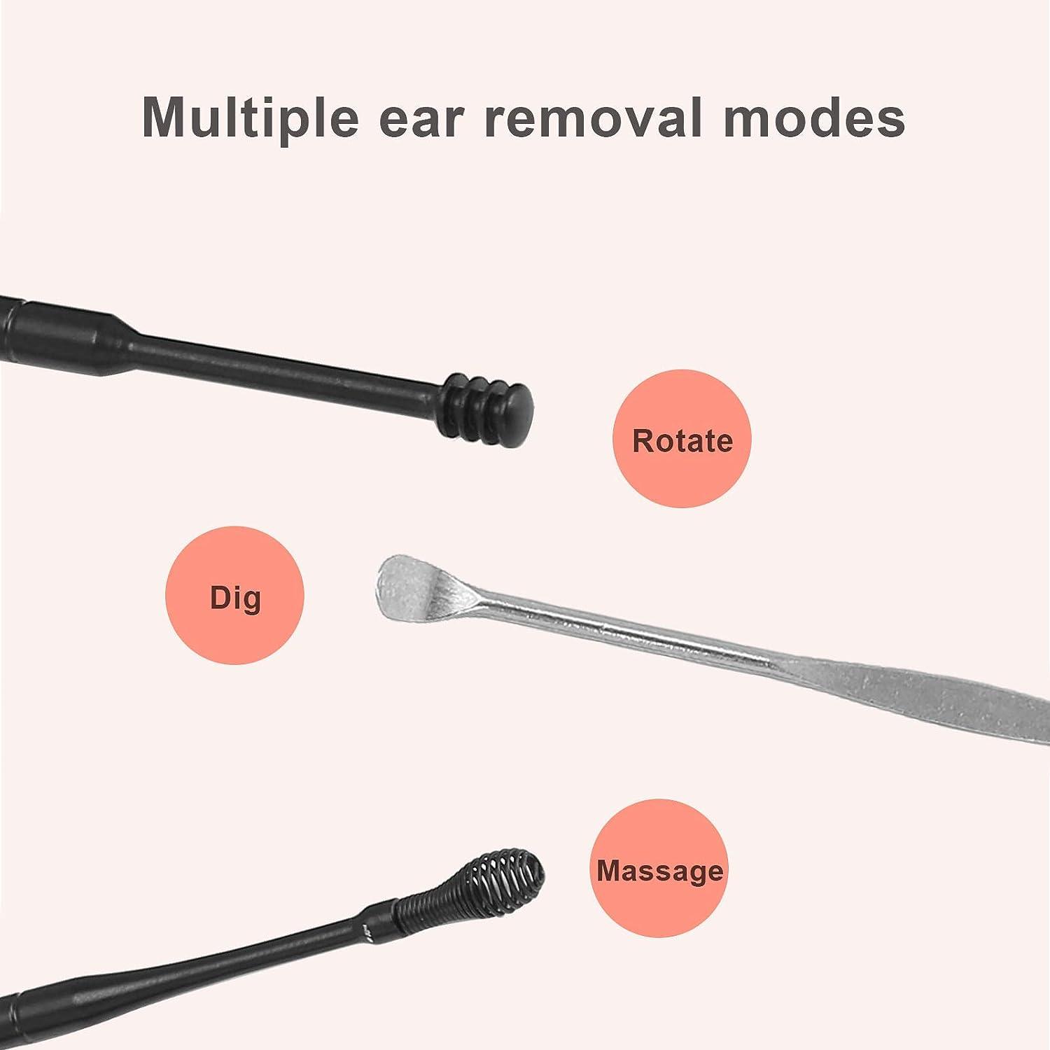 Stainless Steel Ear Wax Removal Kit - Reusable Ear Cleaner and Remover ...