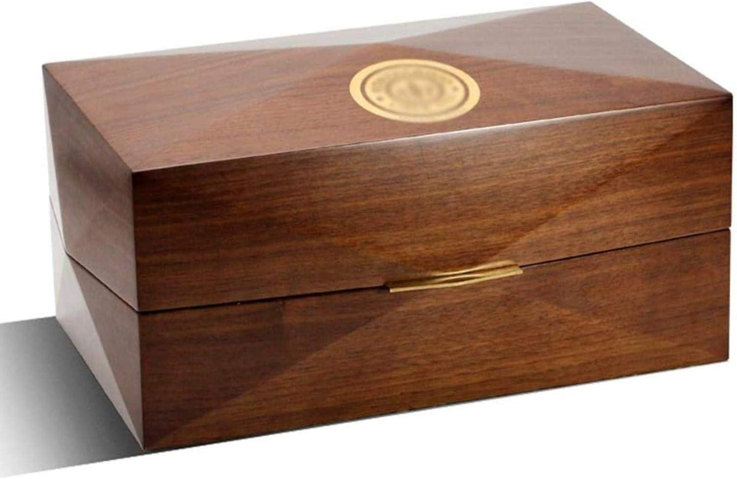 MOLVUS Cigar Box Cigar Aging Box Household Cigar Solid Wood Cigar and ...