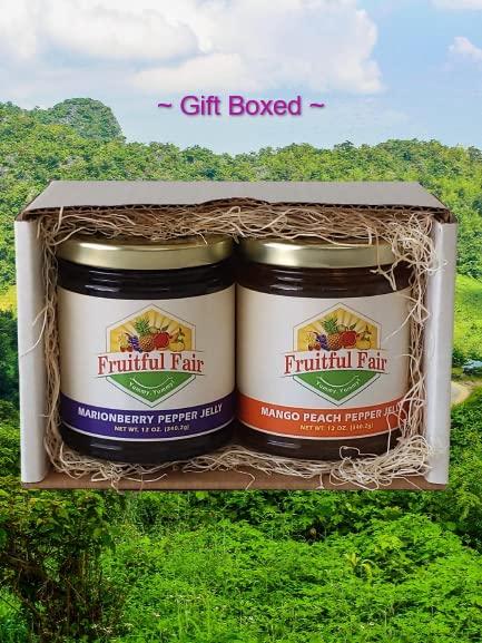 Pepper Jelly Gift Pack - Gourmet Marionberry- Blackberry Pepper Jelly ...