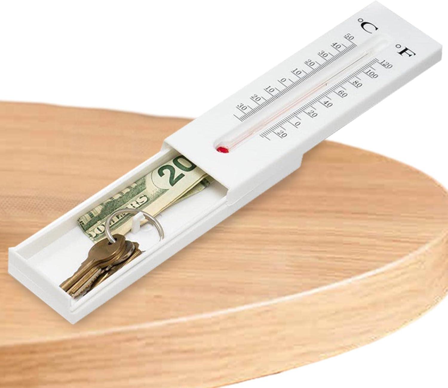 Secret Storage Container with Hidden Compartment & Key Pocket - Outdoor ...