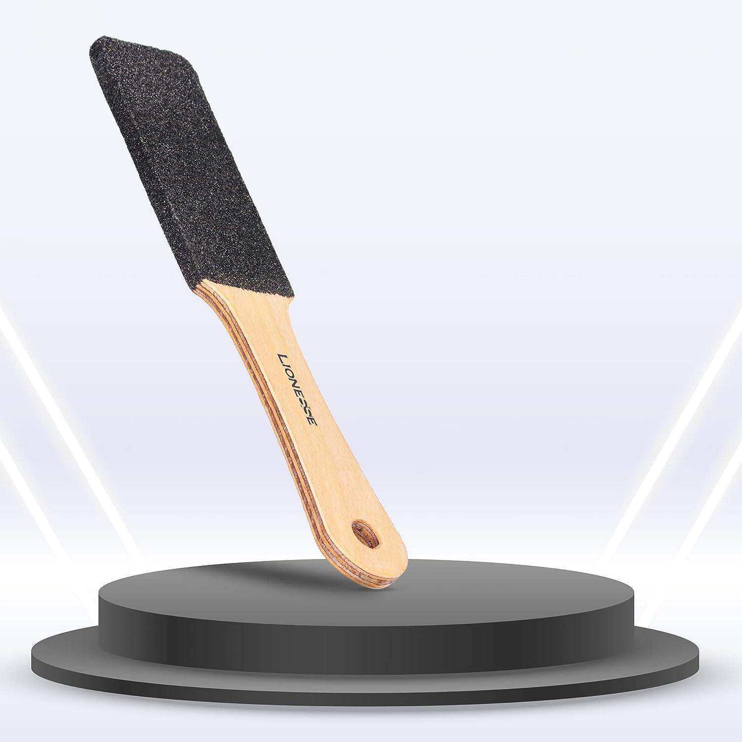 Lionesse Pedicure Foot File - Wooden Feet Sander for Callused Feet ...