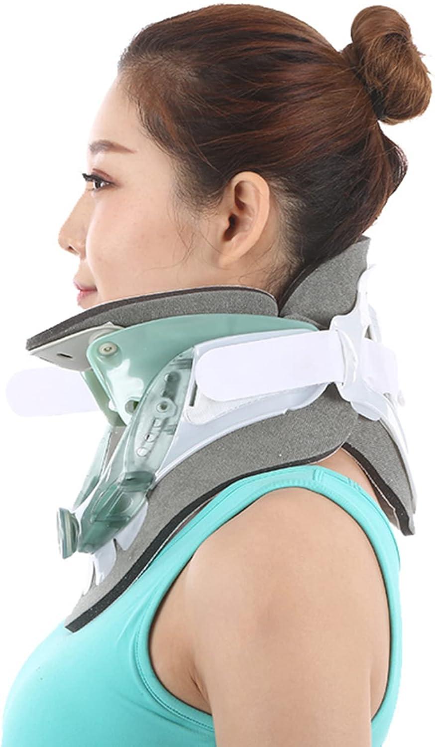 Cervical Neck Collar - Adjustable Traction Device & Fixation Brace for ...