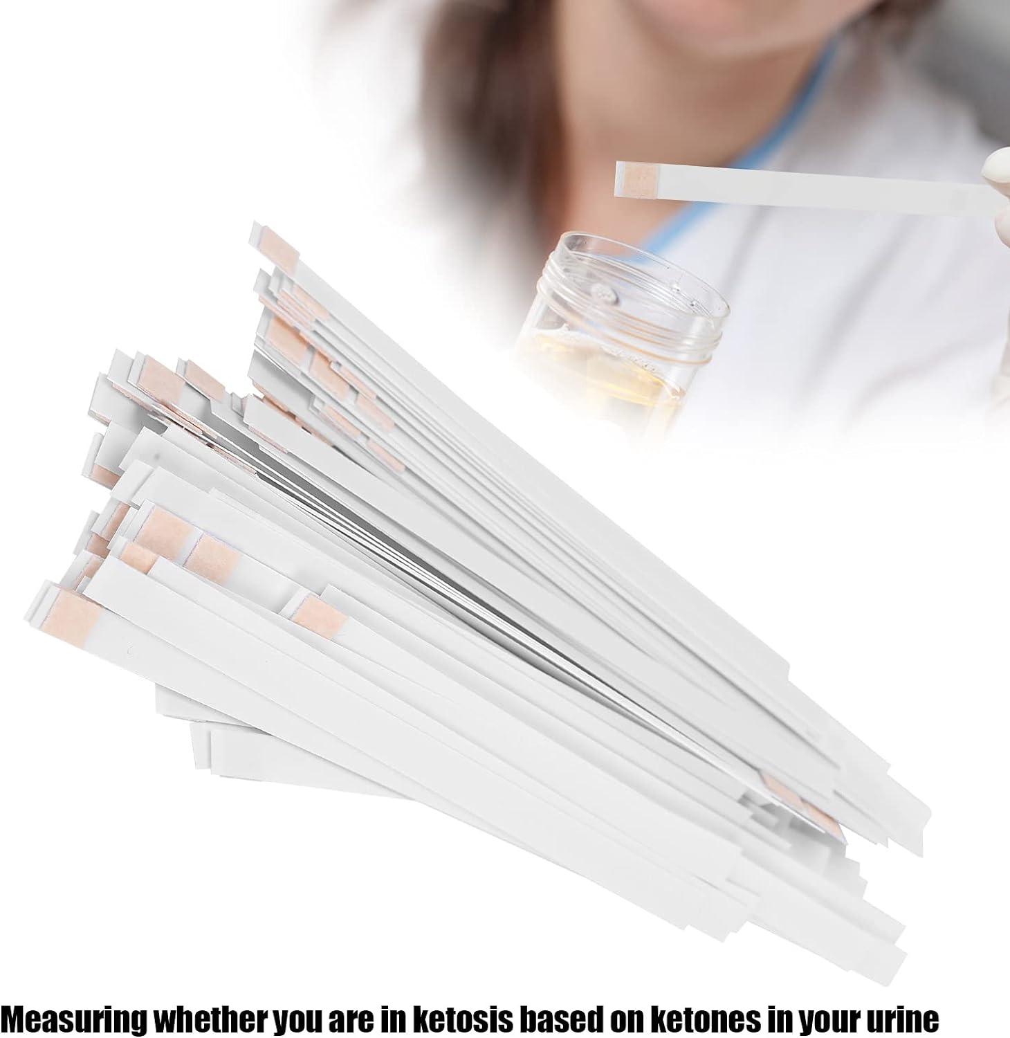 50pcs Ketone Urine Test Strips - Accurate Home Ketones Level Measure in ...