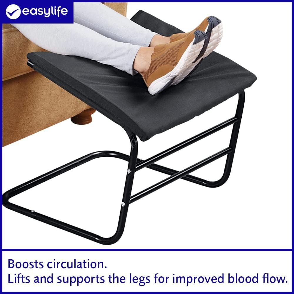 Easylife Supportive Leg Rest with 80% Cotton Calf Pad Leg Rest for ...
