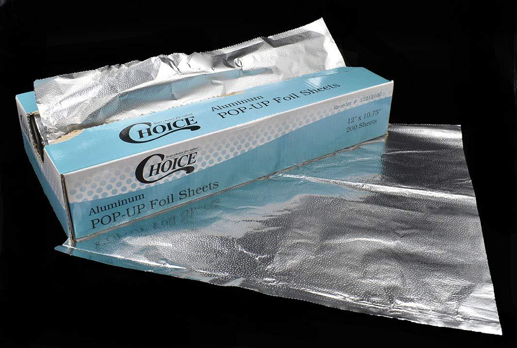 Perfect Stix Pop Up Foil Sheets 12 x 10.75 - 200ct | Convenient ...