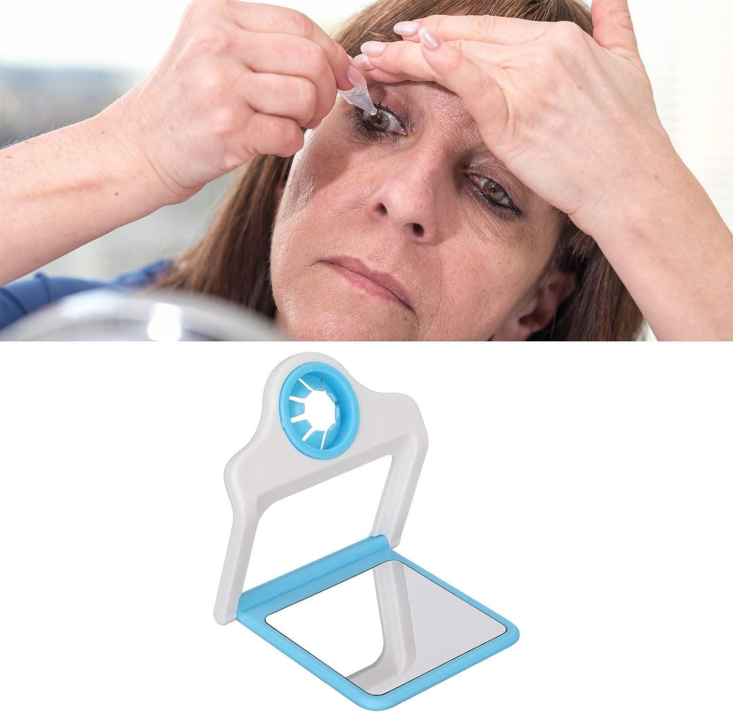 Universal Eyedrop Applicator with Mirror - Reusable Guide Aid for ...