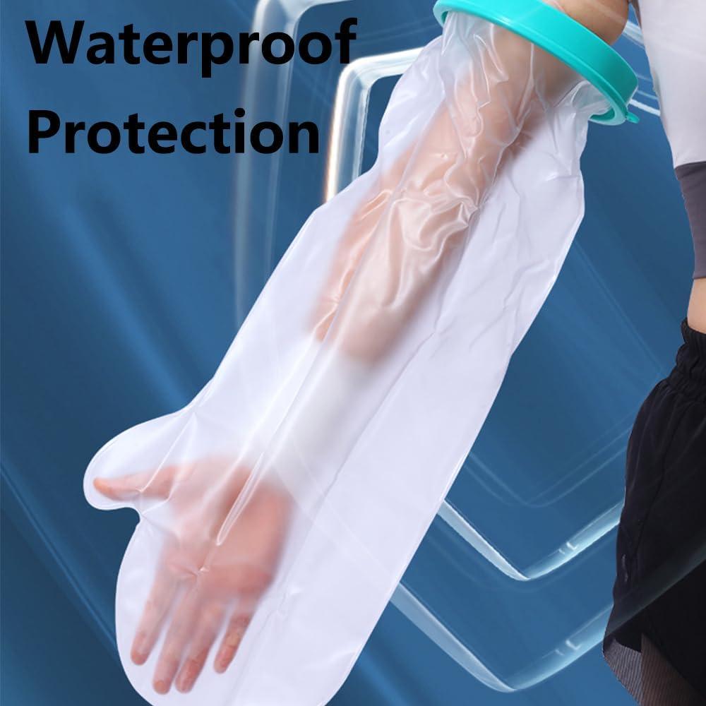 Funnytek Waterproof Half Arm Cast Cover for Shower - Adult Watertight ...