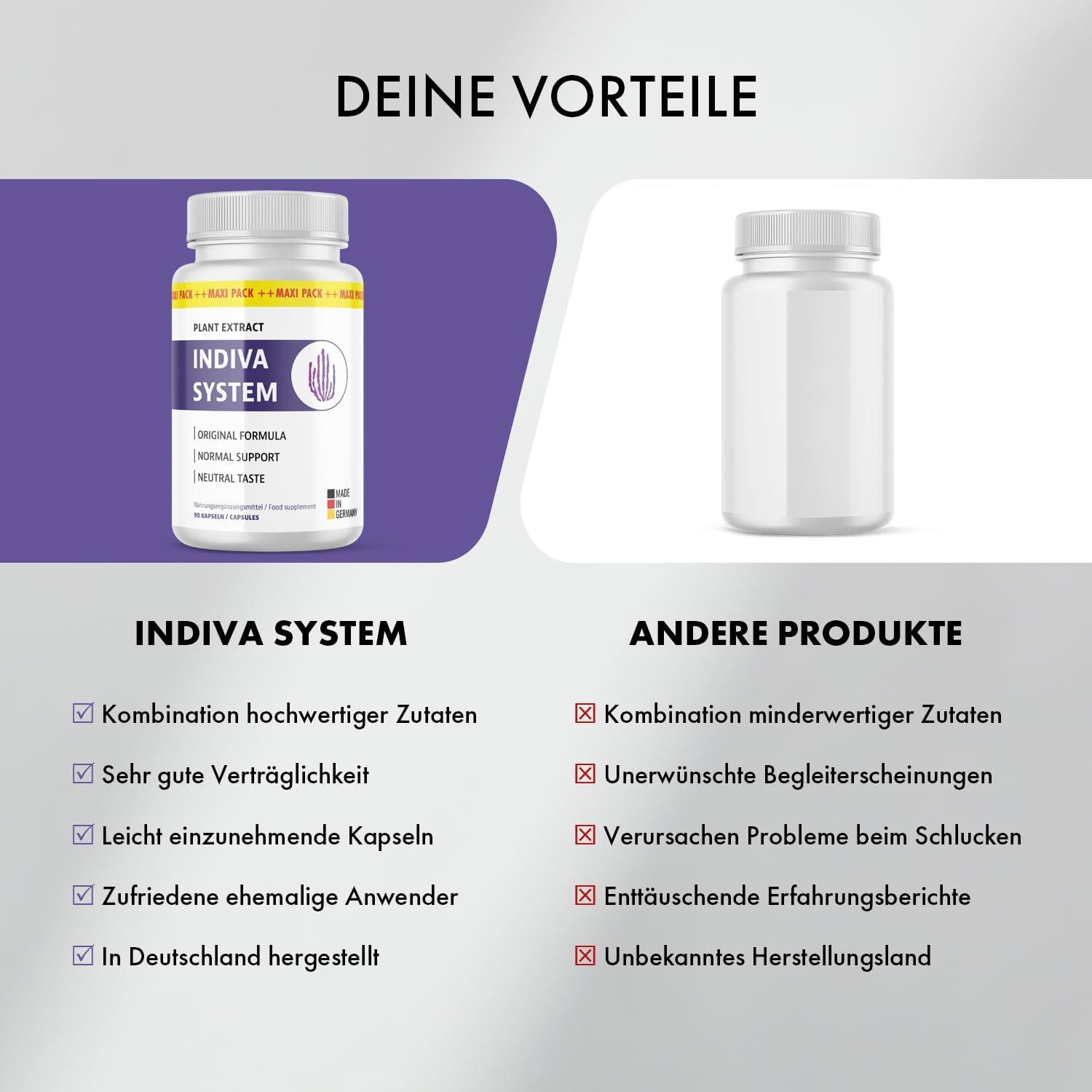 Indiva System Capsules - Original Garcinia Cambogia Formula | 5x90 ...