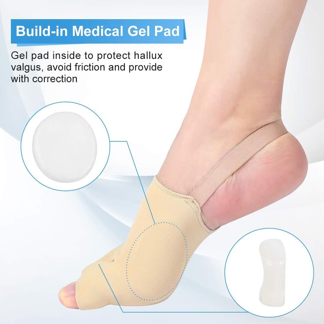 DOACT Bunion Corrector - Big Toe Straightener with Unique Heel Strap ...