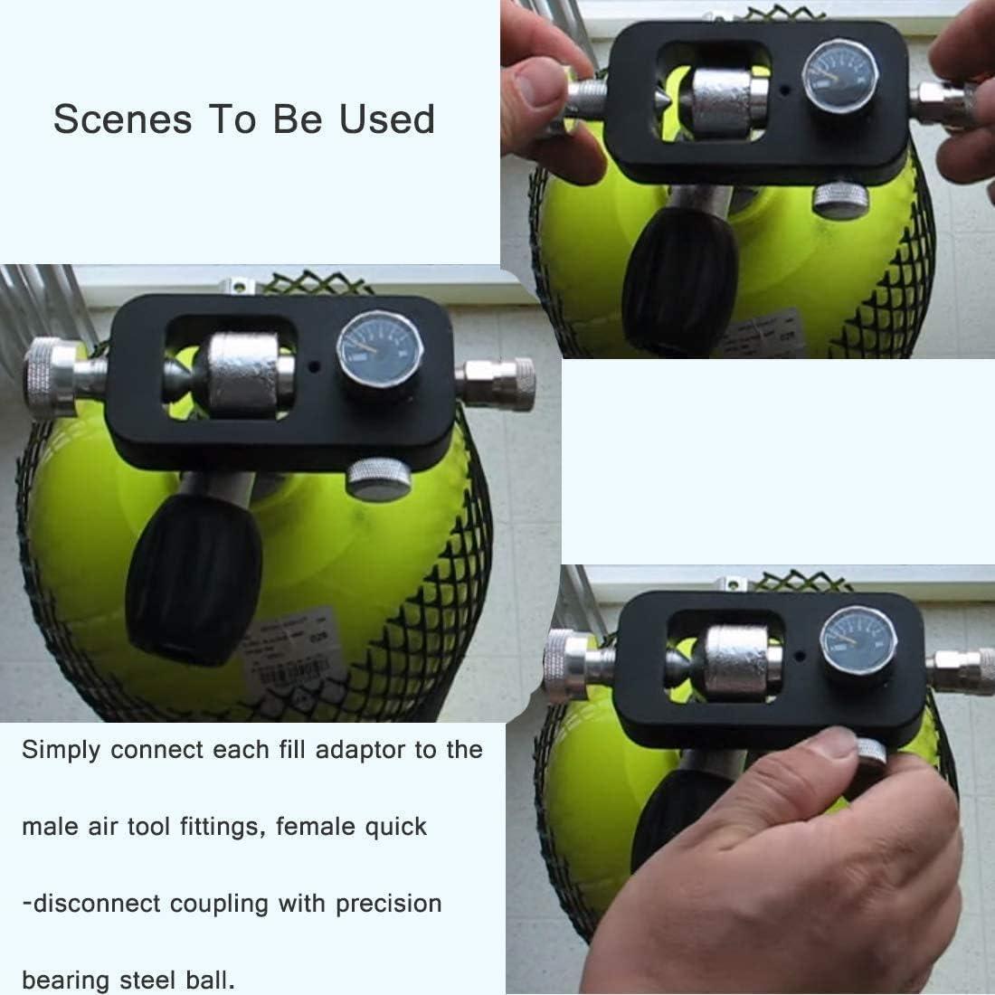 Scuba Fill Station Adapter for HPA Tank Filling | 4500 psi PCP ...