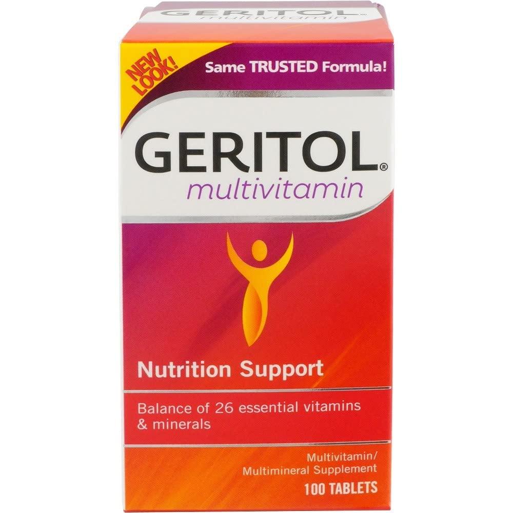 Geritol Complete Tablets - 100 Tablets | Boost Energy & Vitality | Buy ...