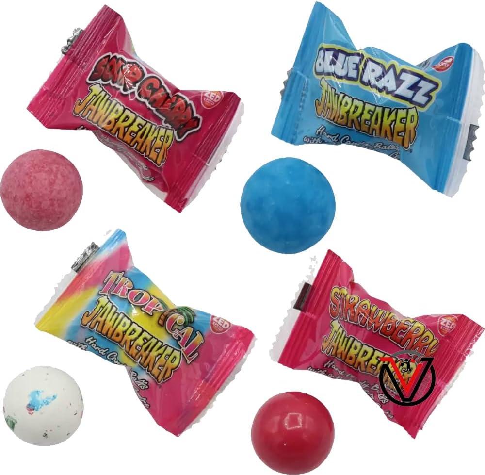 Mixed Jawbreaker Zed Candy Strawberry Cherry Tropical Raspberry ...