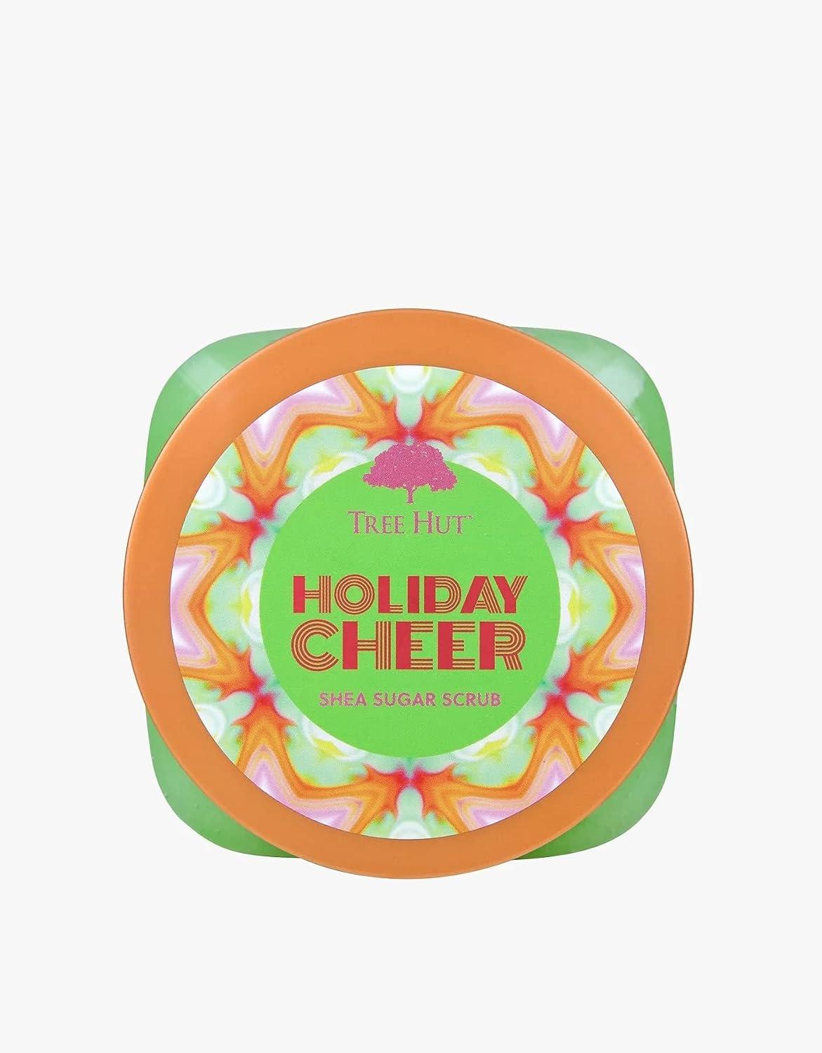 Tree Hut Candy Cane And Holiday Cheer Shea Sugar Body Scrub 18oz 2 Pack