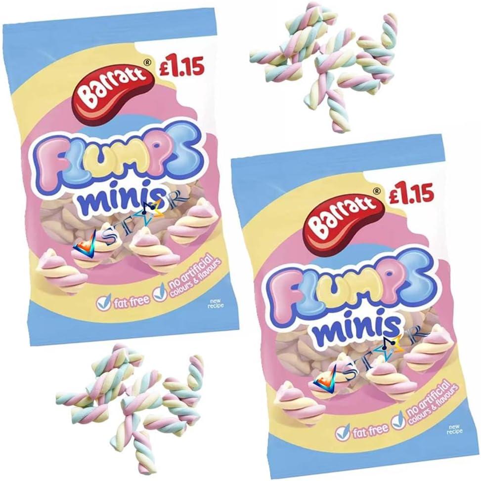 5 x Flumps Minis Vanilla Flavour Fluffy Mallow Twist Bag 120g | Buy Now ...